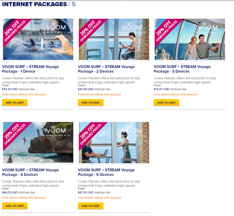 Voom pre-cruise discount change - Royal Caribbean News and Rumors ...