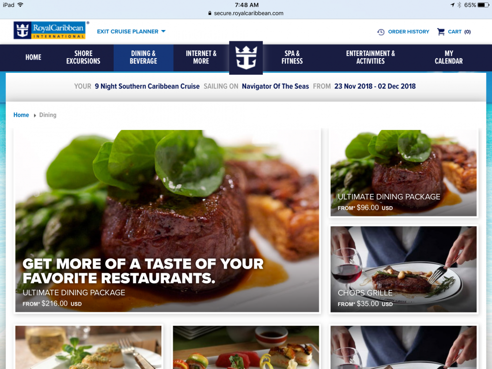 RCCL Website can't add - Royal Caribbean Discussion - Royal Caribbean Blog