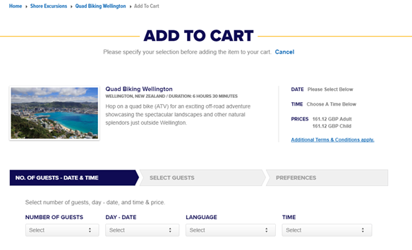 RCCL Website can't add - Royal Caribbean Discussion - Royal Caribbean Blog