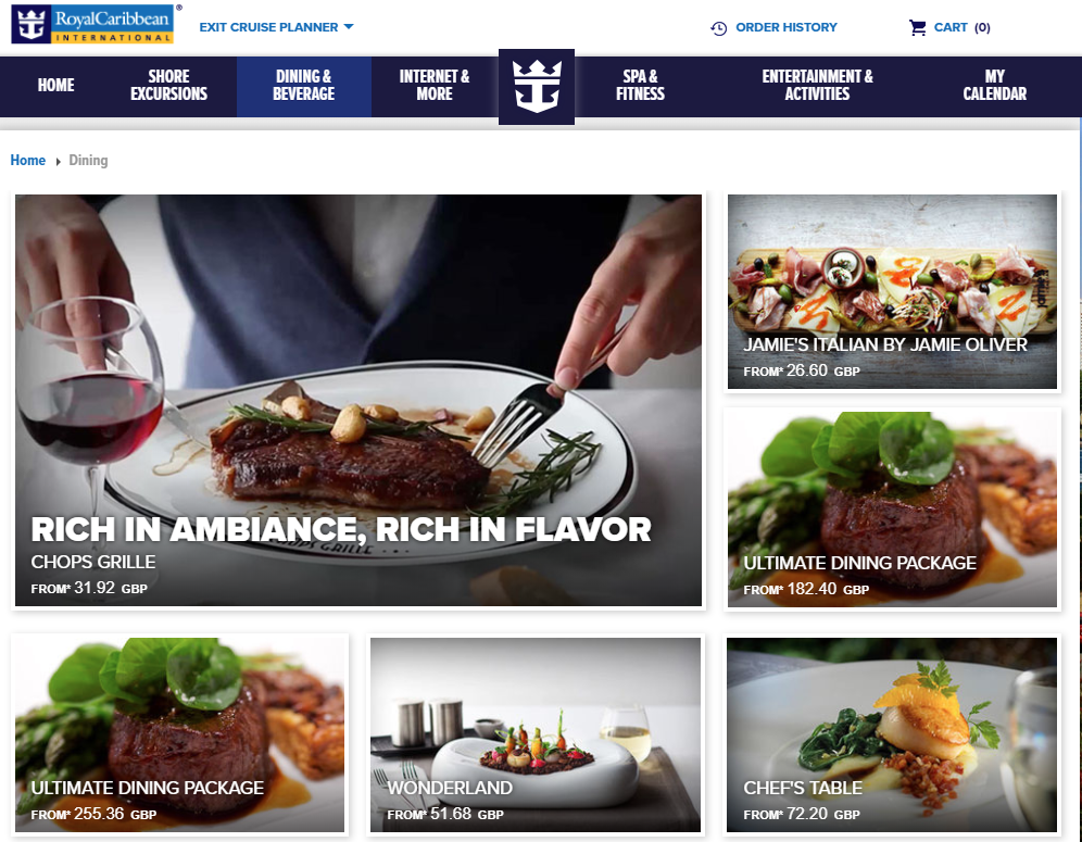 RCCL Website can't add - Royal Caribbean Discussion - Royal Caribbean Blog