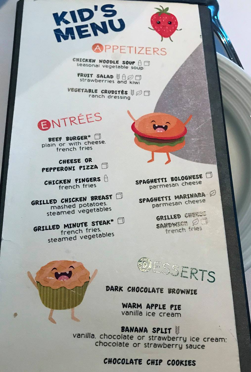 Kids Menu Royal Caribbean Dining Royal Caribbean Blog