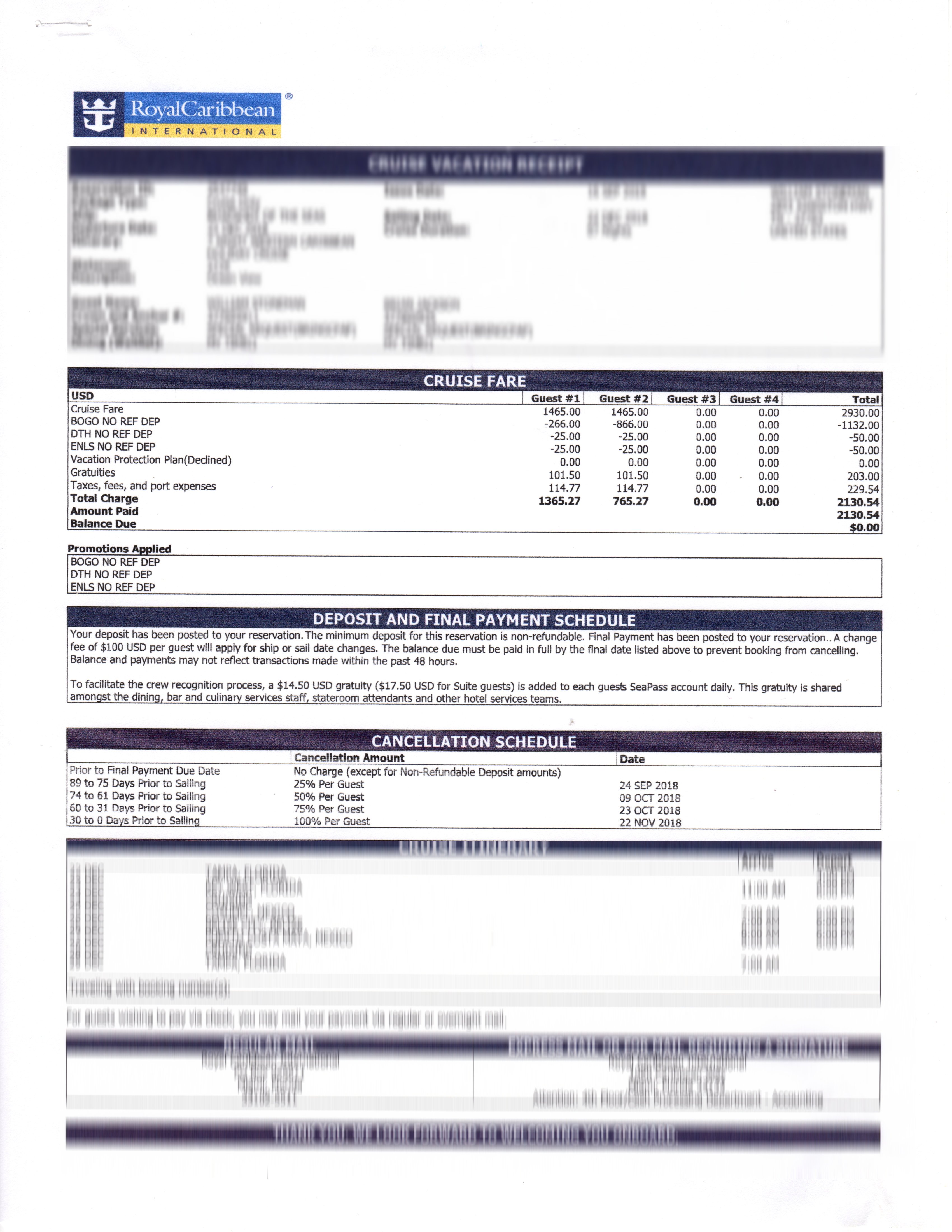Pre Paid Gratuities Royal Caribbean Discussion Royal Caribbean Blog Pre Paid Gratuities Royal Caribbean Discussion Royal Caribbean Blog