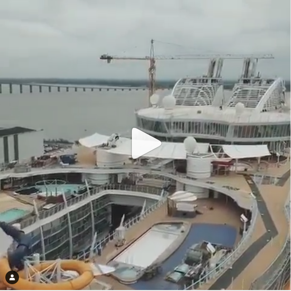 Sneak peek of new Oasis class ship? - Royal Caribbean News and Rumors ...