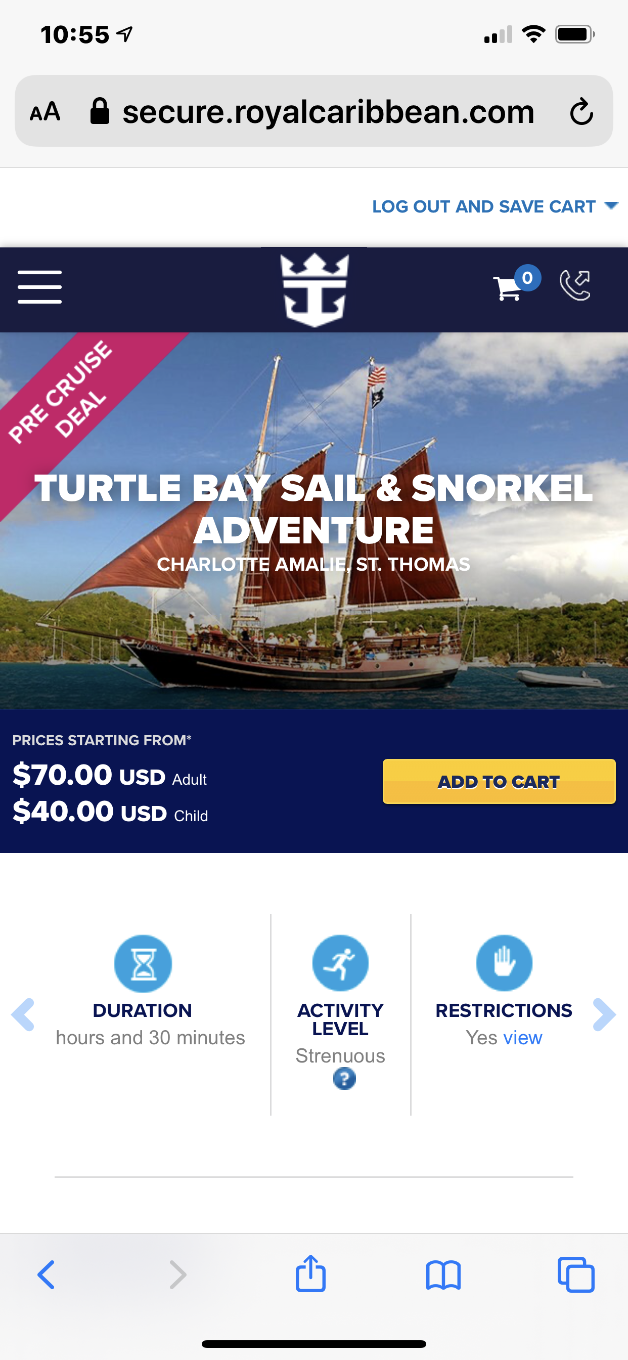 Turtle Bay Sail & Snorkel Adventure - Charlotte Amelie - Shore ...