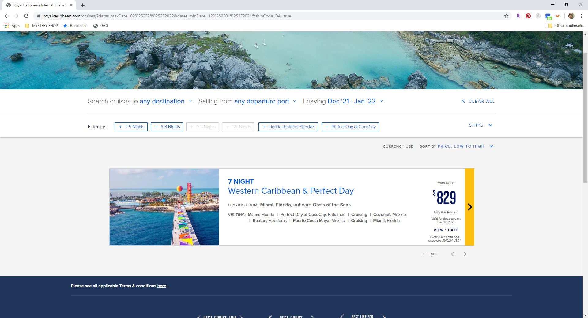 Ship Deployment 2021-22 Port Booking Season Begins - Royal Caribbean ...