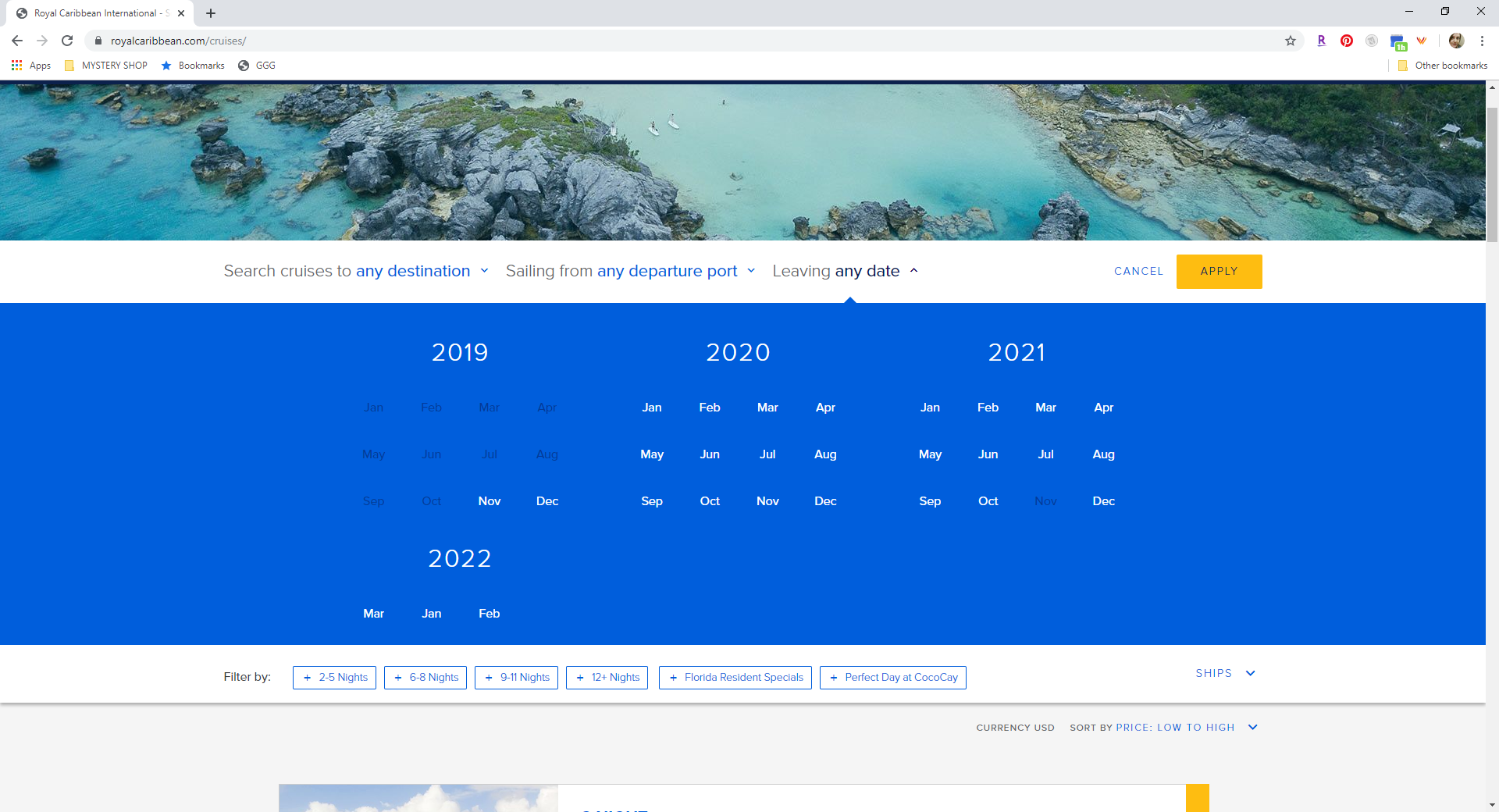 Ship Deployment 2021-22 Port Booking Season Begins - Royal Caribbean ...