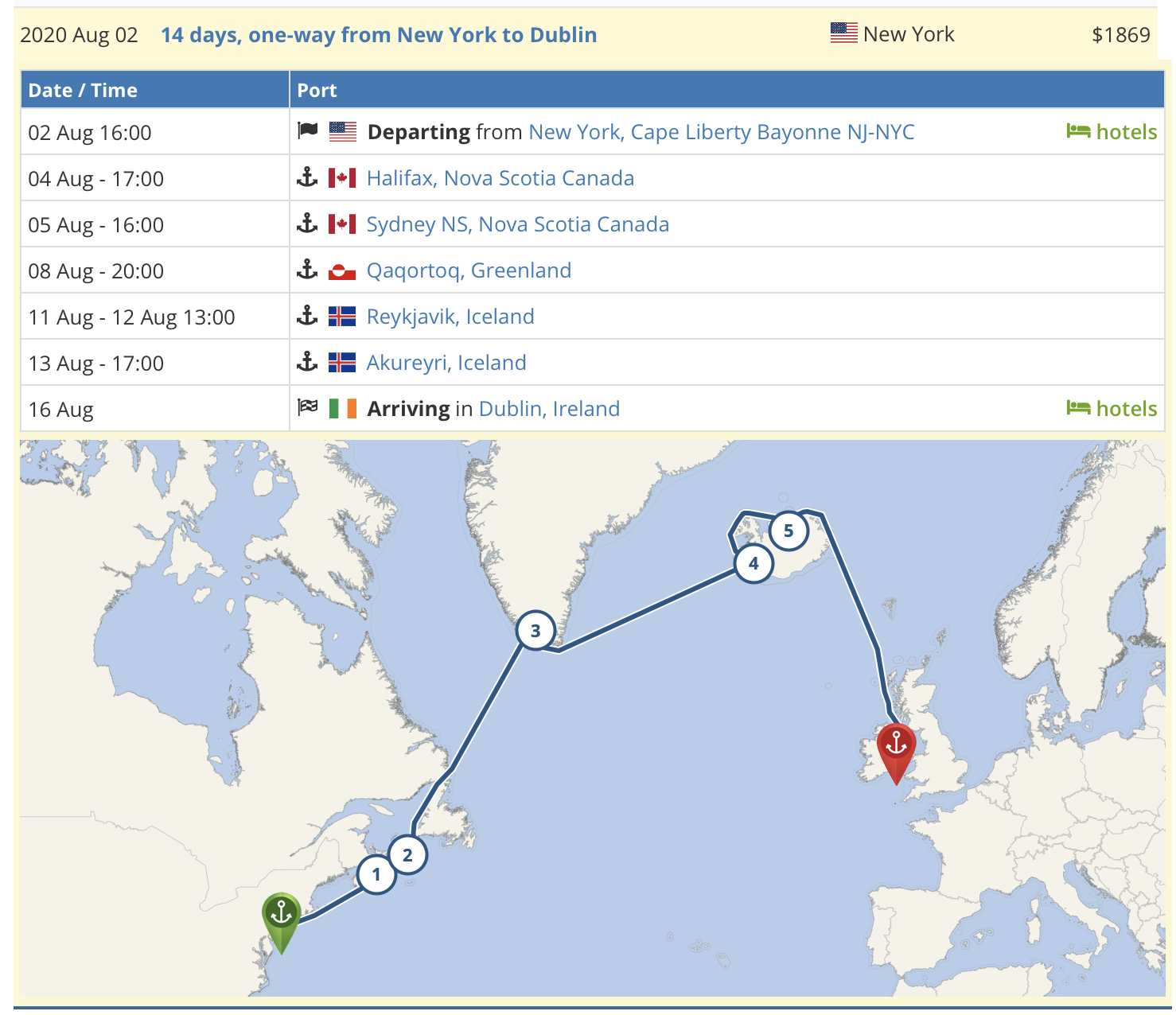 Where are the 2020 cruise port schedules? - Royal Caribbean Discussion ...