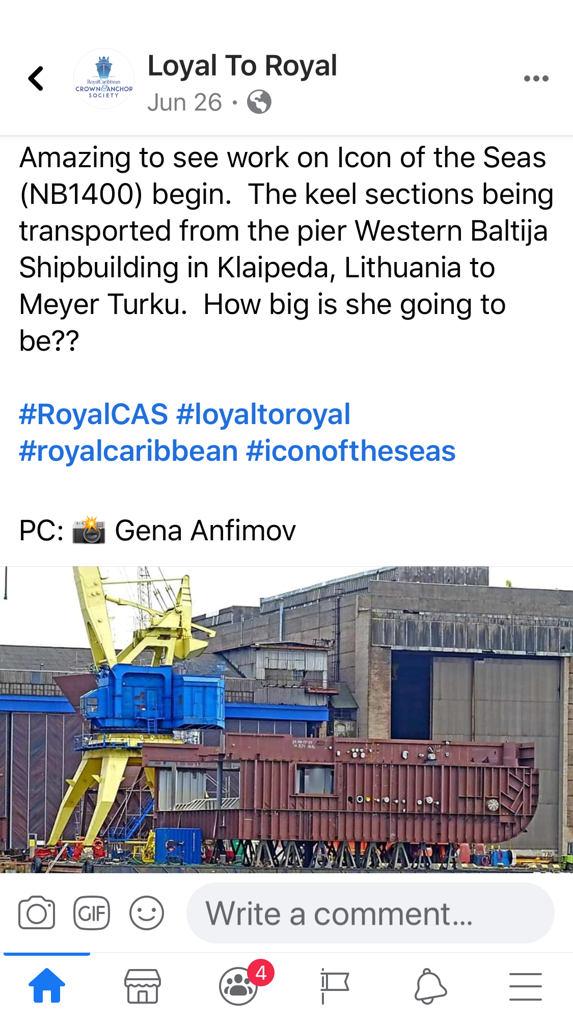 Icon has started? - Royal Caribbean News and Rumors - Royal Caribbean Blog