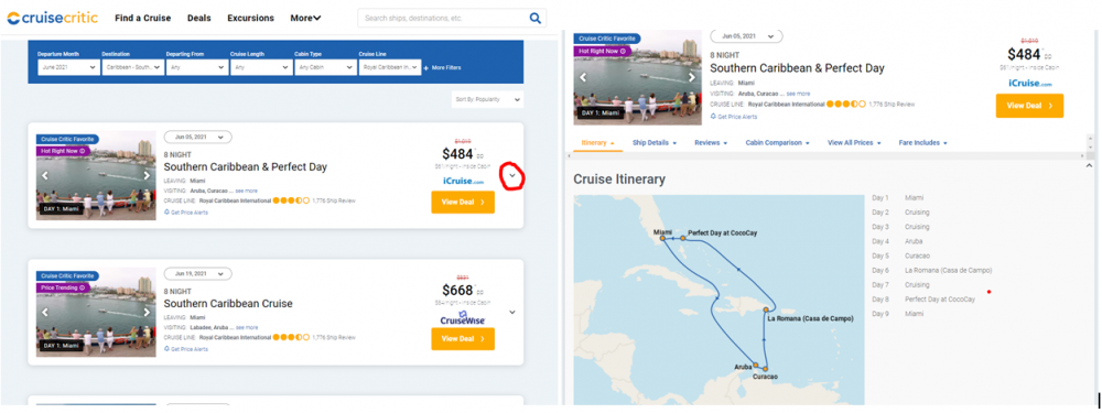 Maps of itineraries - Royal Caribbean Discussion - Royal Caribbean Blog