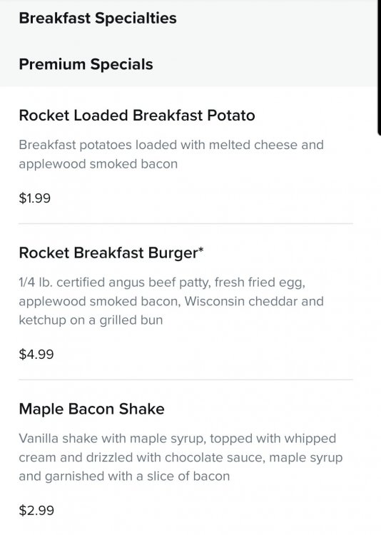 New Johnny Rockets Breakfast Options? - Royal Caribbean Dining - Royal ...