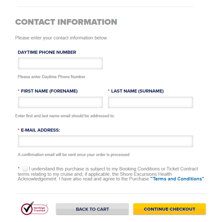 Cruise planner Confirmation - Royal Caribbean Discussion - Royal ...