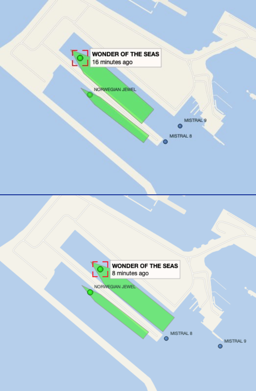 Tracking the Wonder - Royal Caribbean News and Rumors - Royal Caribbean ...