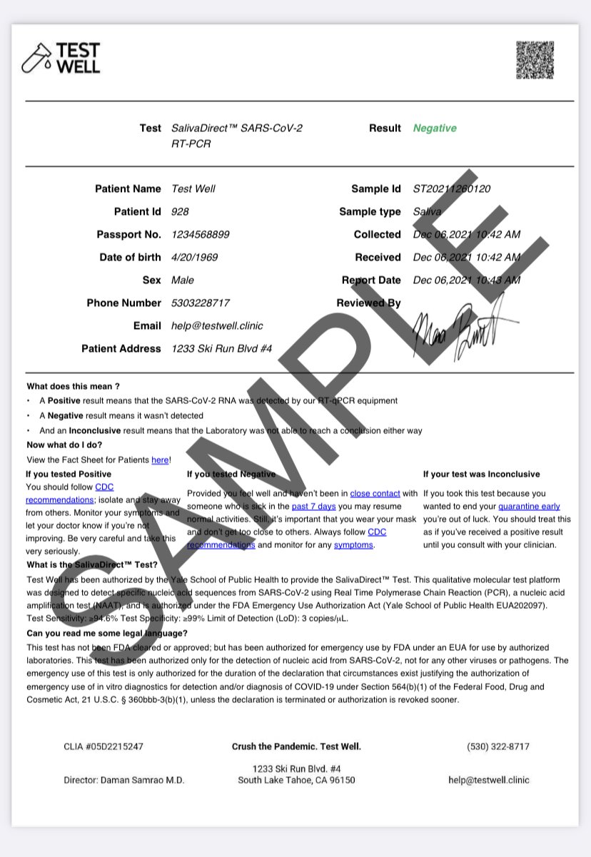 PCR Saliva Tests (SalivaDirect™ SARS-CoV-2 RT-PCR ) - Royal Caribbean ...