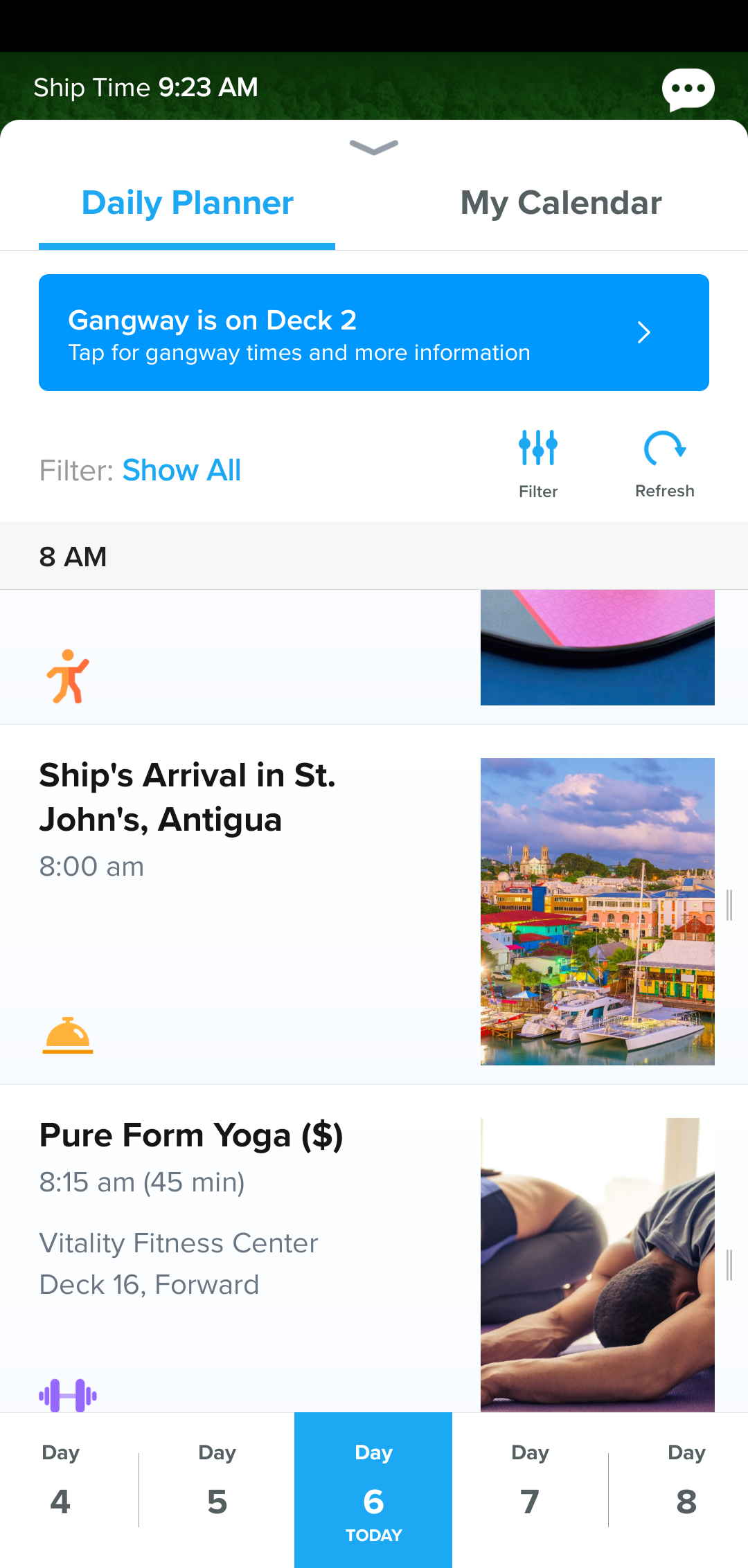 App purchases expand and countdown also? - Royal Caribbean Discussion ...