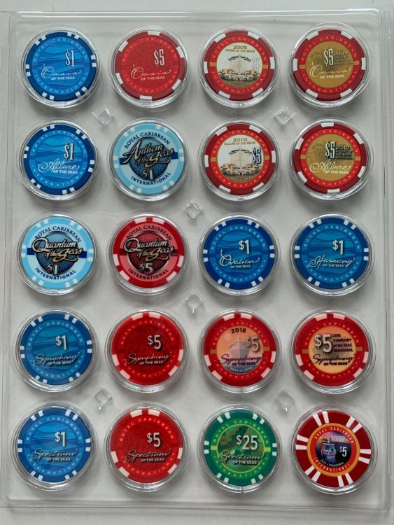 Royal Caribbean Casino Chip Collection - Royal Caribbean Discussion ...