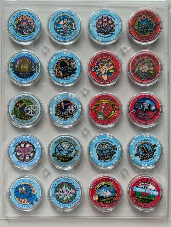 Royal Caribbean Casino Chip Collection - Royal Caribbean Discussion ...