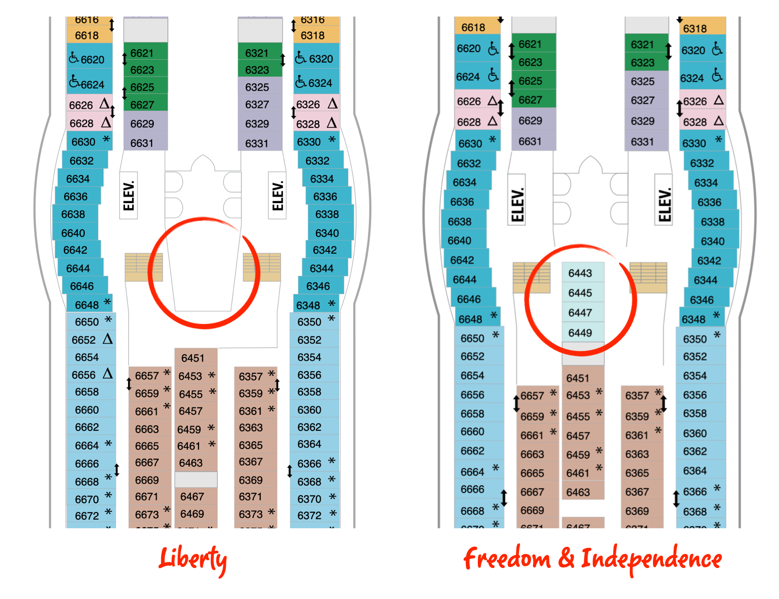 Missing Rooms on Liberty - Royal Caribbean Discussion - Royal Caribbean ...