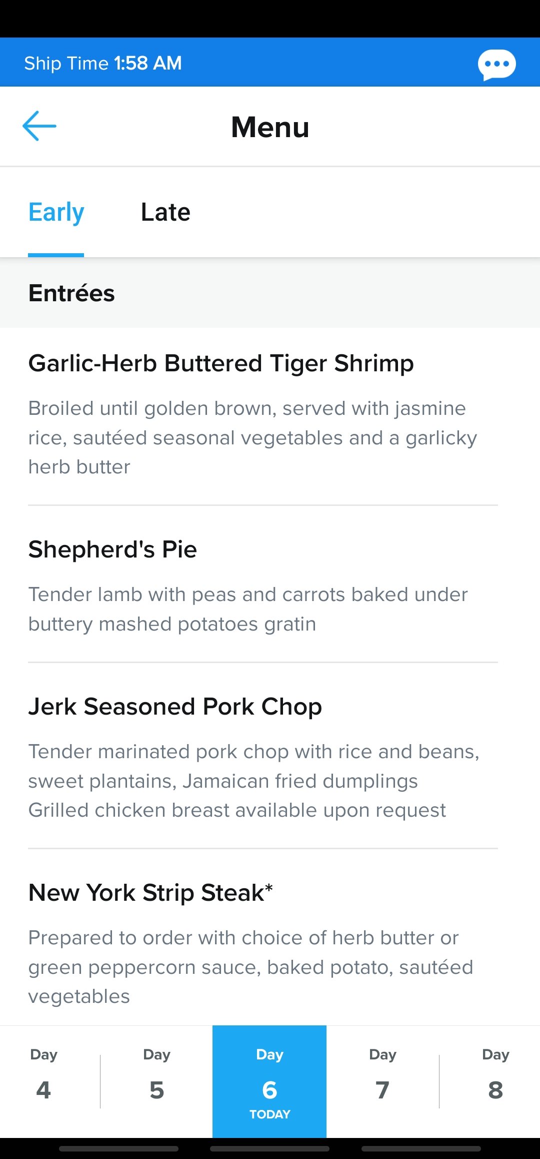 Anthem menu - Royal Caribbean Dining - Royal Caribbean Blog