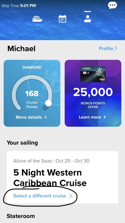 Royal Caribbean App v1.47.0 update - loving it - Royal Caribbean ...