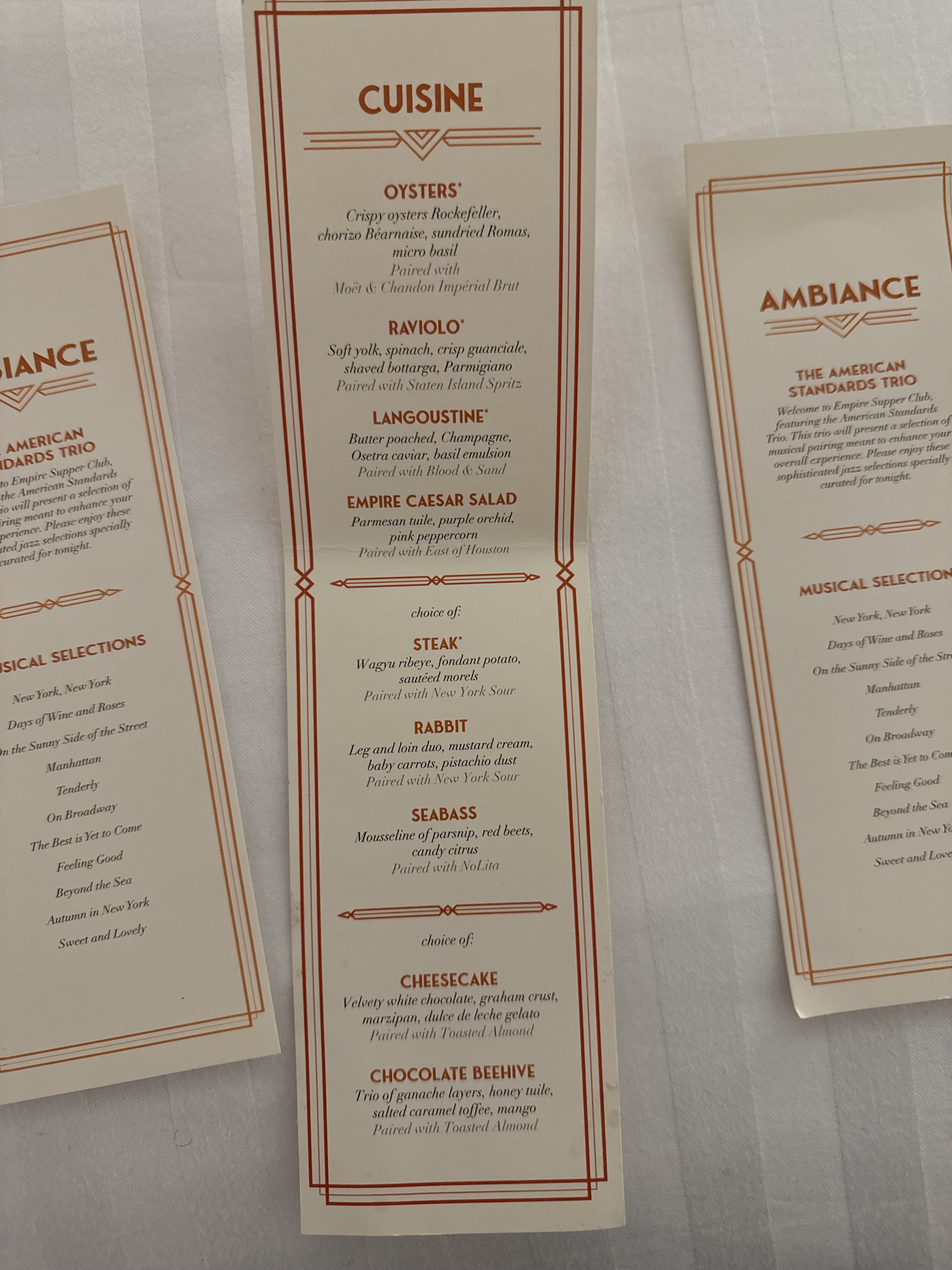 Empire Supper Club - Royal Caribbean Dining - Royal Caribbean Blog