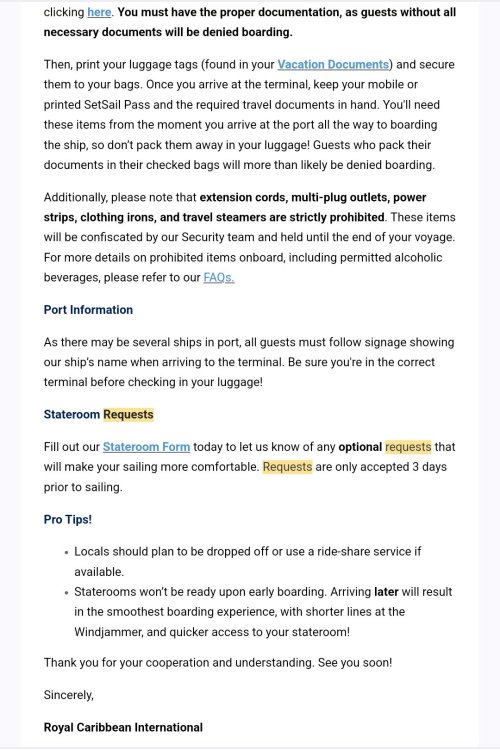 How do you make room requests? - Royal Caribbean Discussion - Royal Caribbean Blog