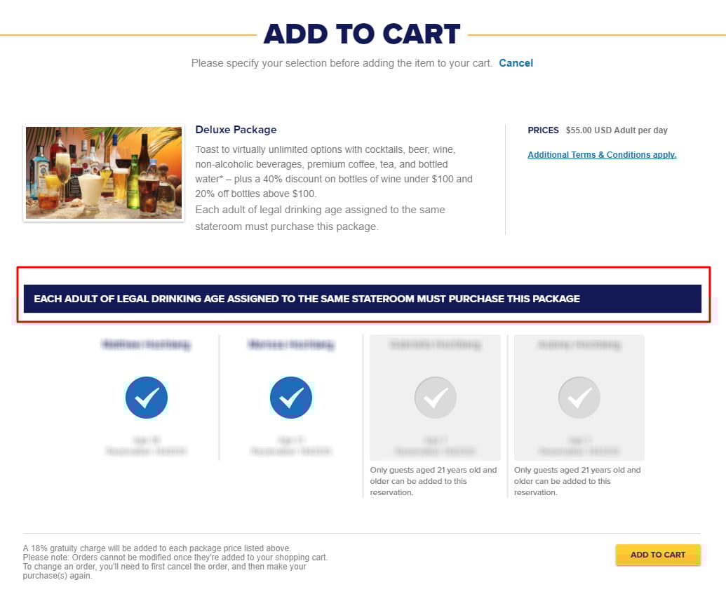 Royal Caribbean requiring all adults in same stateroom to purchase ... Royal Caribbean requiring all adults in same stateroom to purchase ...