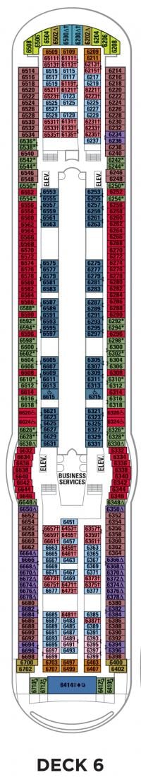 Deck 6 - Freedom of the Seas Deck Plans | Royal Caribbean Blog