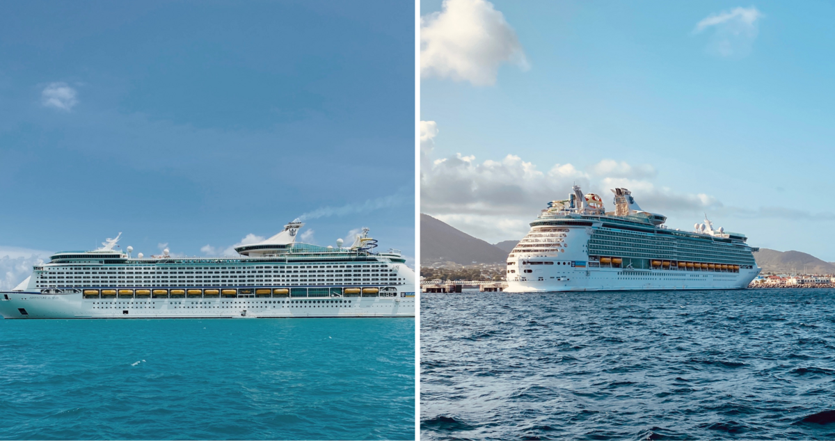 I went on Royal Caribbean's upgraded and regular Voyager Class cruise ...