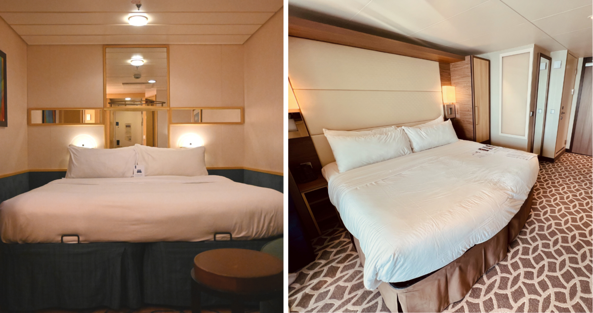 Photos show Royal Caribbean's oldest and newest cabins - see how they compare | Royal Caribbean Blog