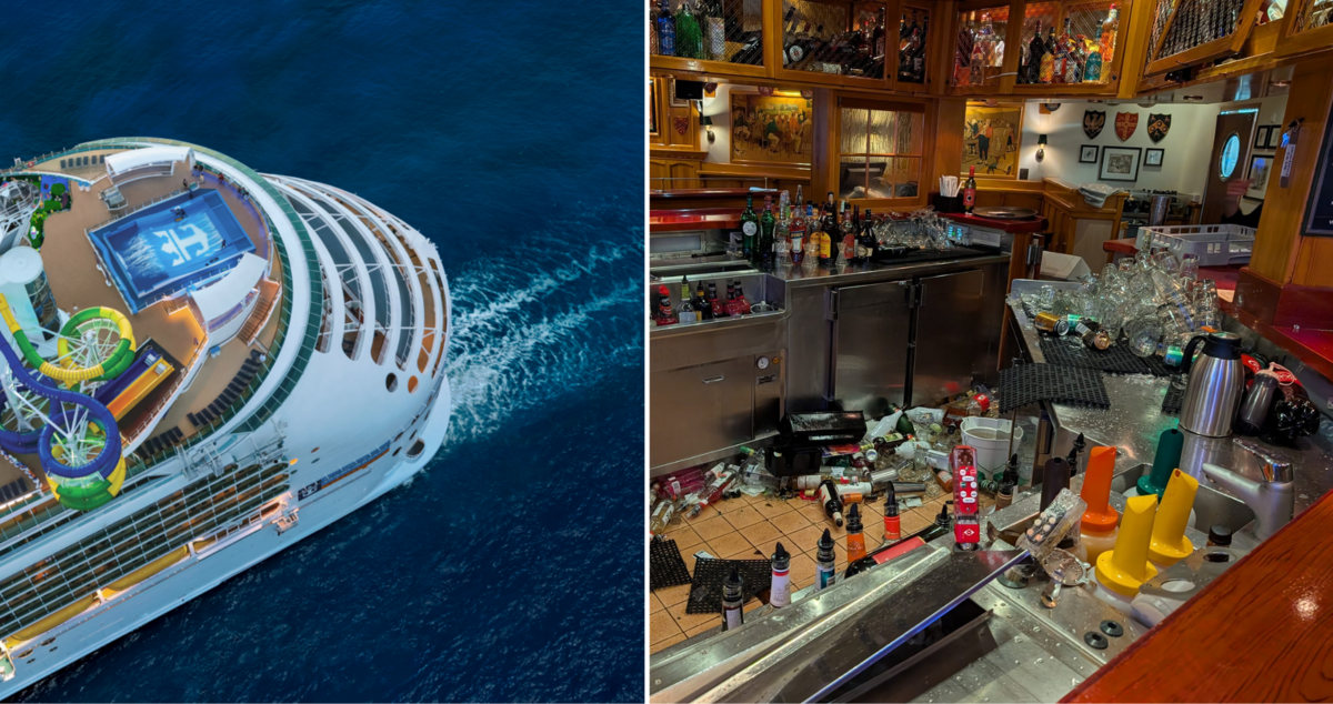Royal Caribbean Ship Rocked By Damaging Winds, Photos Show Damage ...