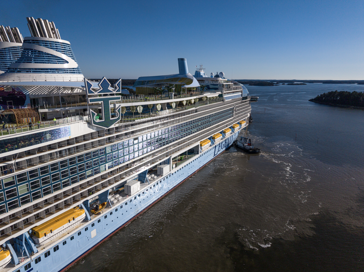 Royal Caribbean just took delivery of its newest cruise ship that can ...