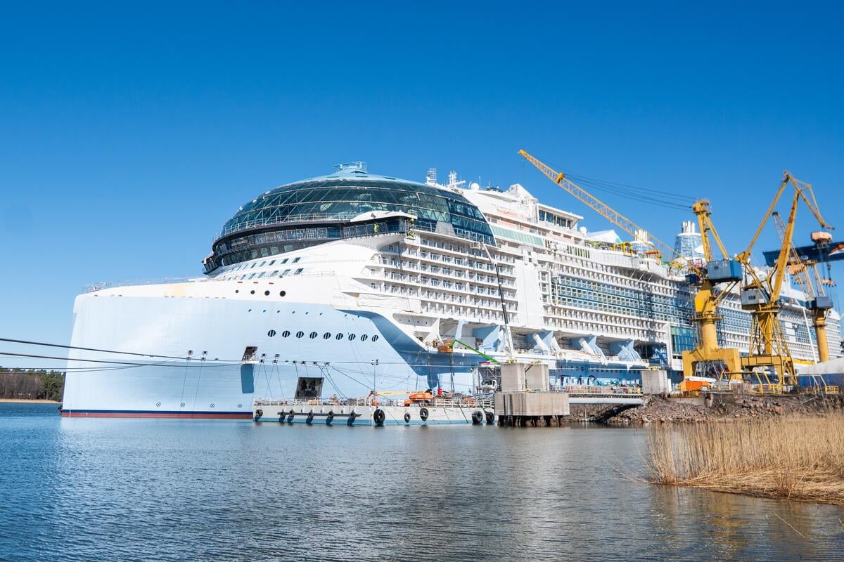 We got a first look at Royal Caribbean’s Legend of the Seas. The world ...