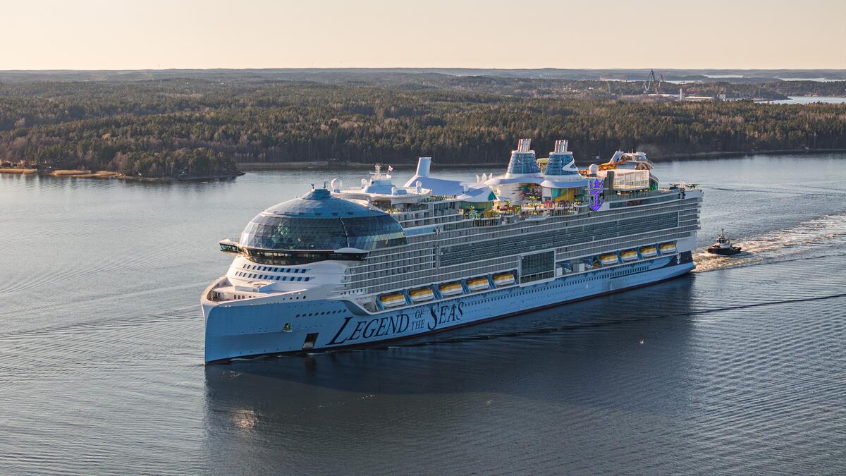 Royal Caribbean just took its next mega ship out to sea for the first ...