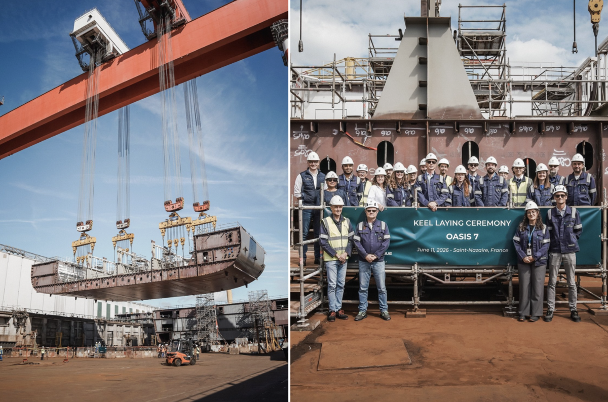 Construction starts on Royal Caribbean's seventh Oasis Class ship ...