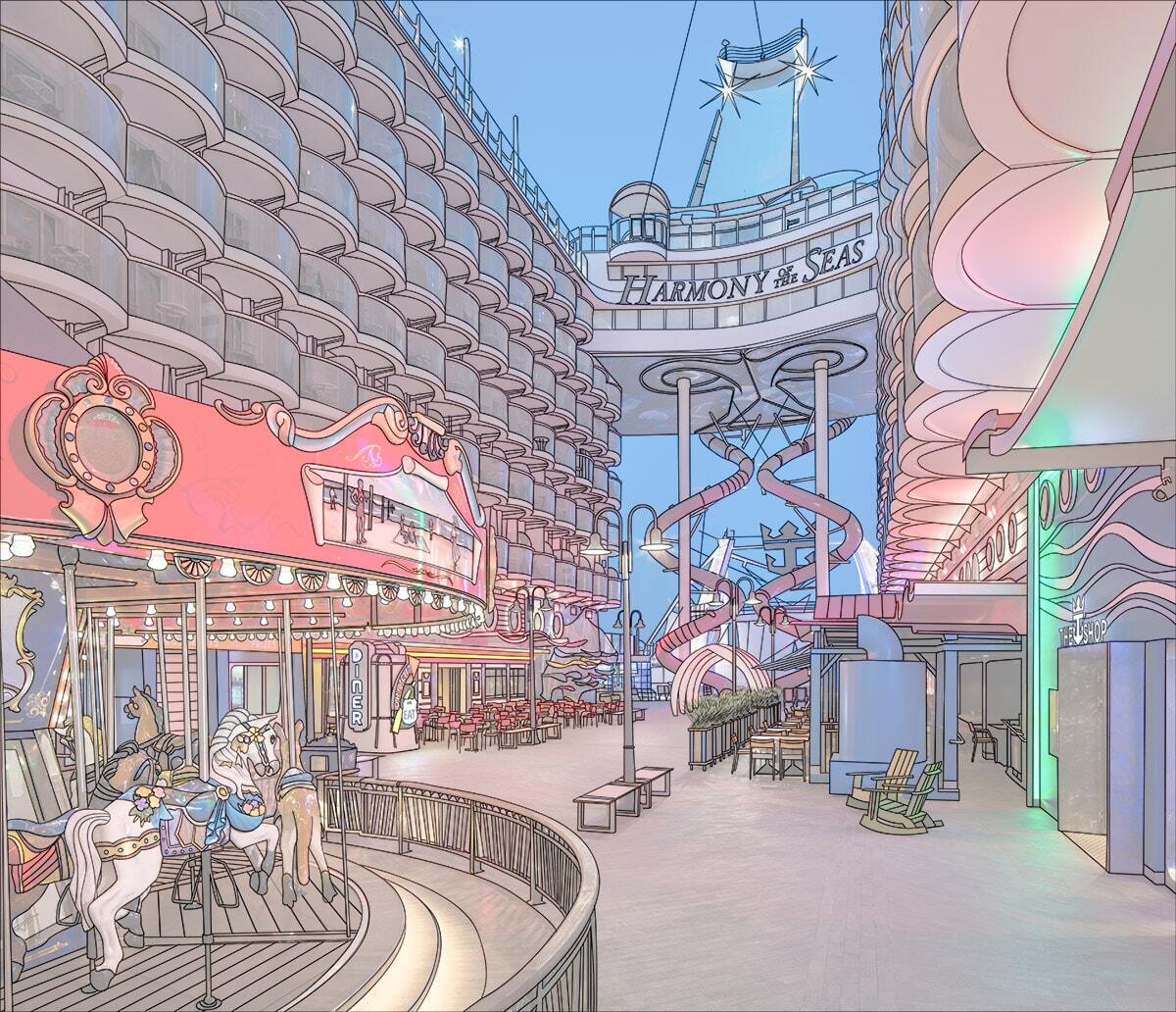 royal caribbean cruise coloring pages