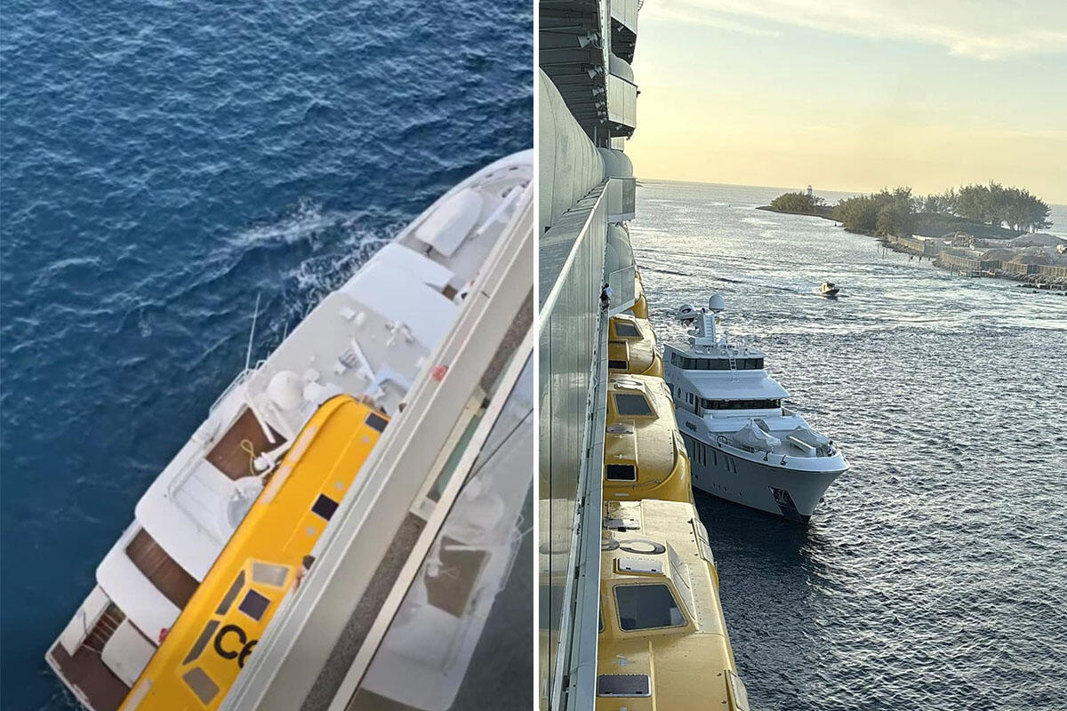 Yacht collides with Royal Caribbean cruise ship | Royal Caribbean Blog