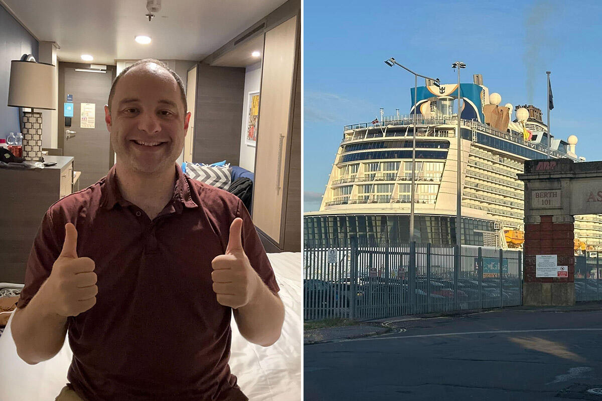 Boarding my cruise ship in England was easier than most cruises in the ...