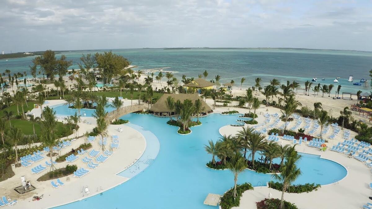Video: Filling of Oasis Lagoon at Perfect Day at CocoCay | Royal ...