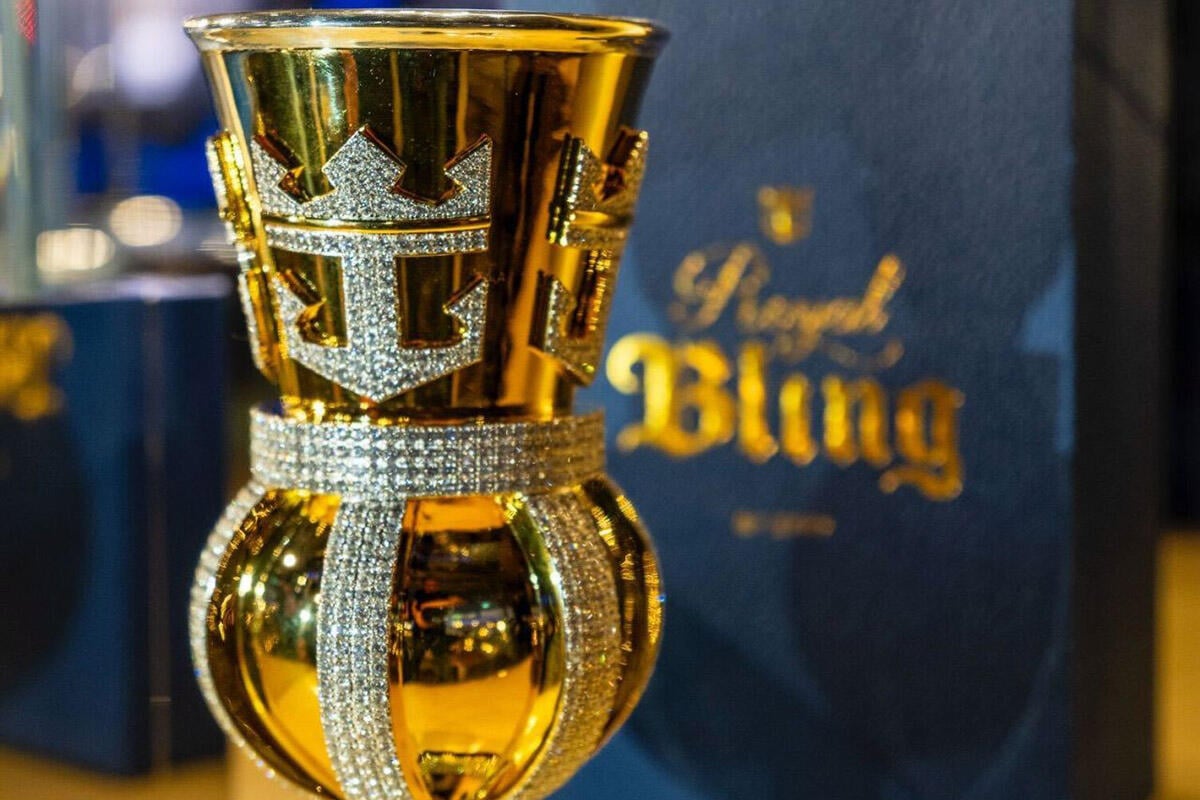 Royal Caribbean brought back its $100,000 bling cup to sell on its new ...