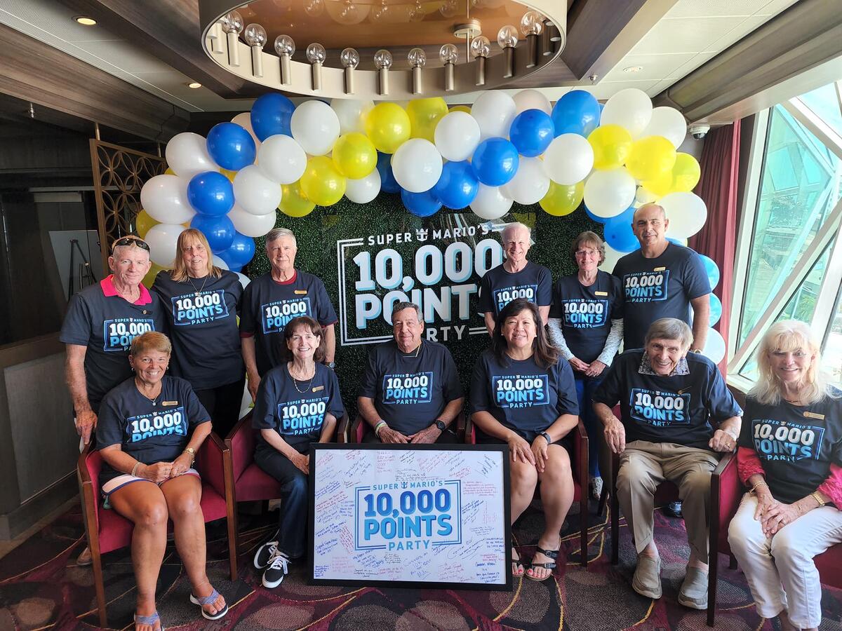 Man who has cruised the most with Royal Caribbean reaches 10,000 points ...