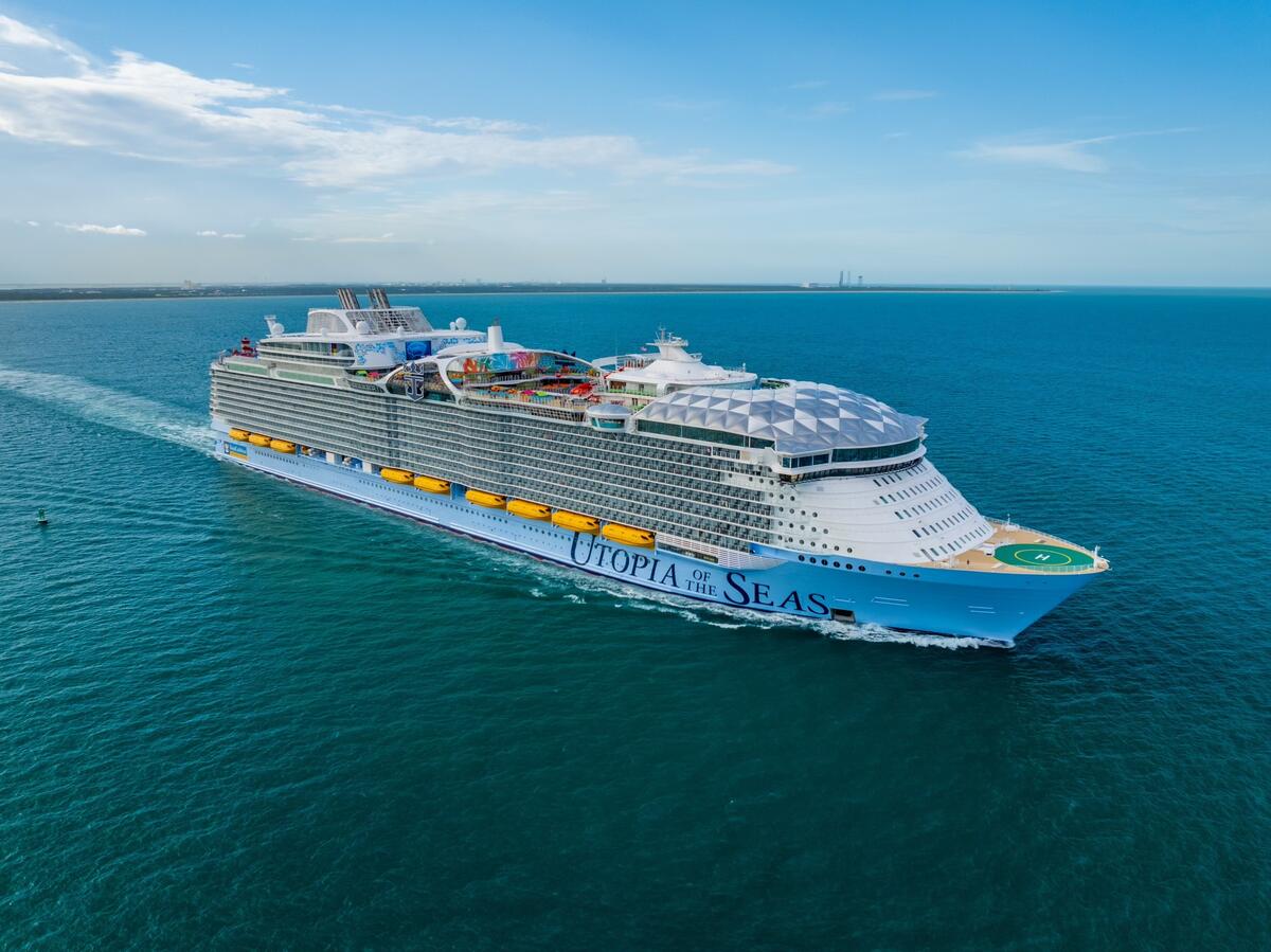 Utopia of the Seas cruise ship sets sail | Royal Caribbean Blog