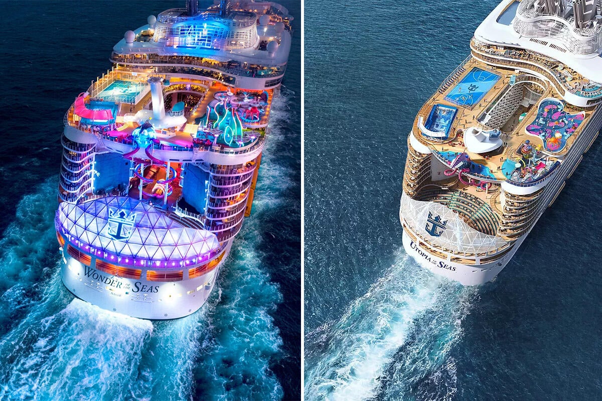 Utopia of the Seas vs. Wonder of the Seas cruise ships | Royal Caribbean Blog