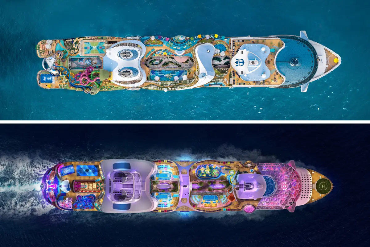 Royal Caribbean Utopia of the Seas Compared to Icon of the Seas | Royal ...
